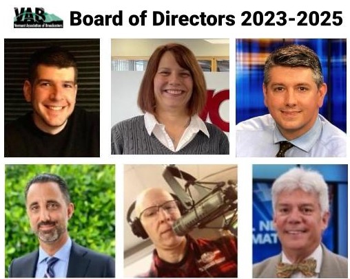 VAB Board of Directors 2023-2025 | Vermont Association of Broadcasters