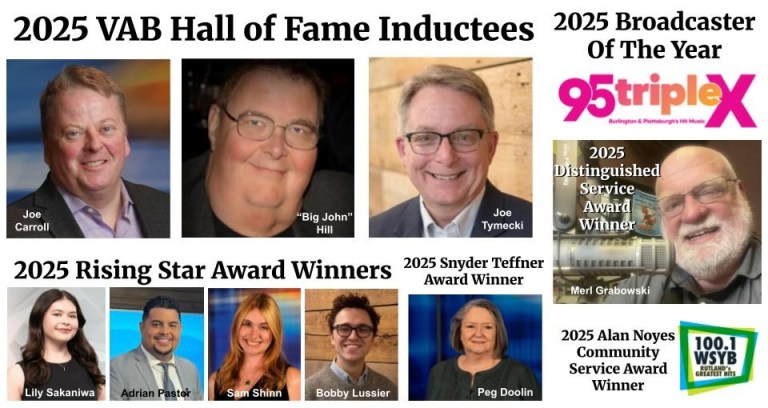 2025 VAB Hall of Fame Inductees and Award Winners | Vermont Association ...